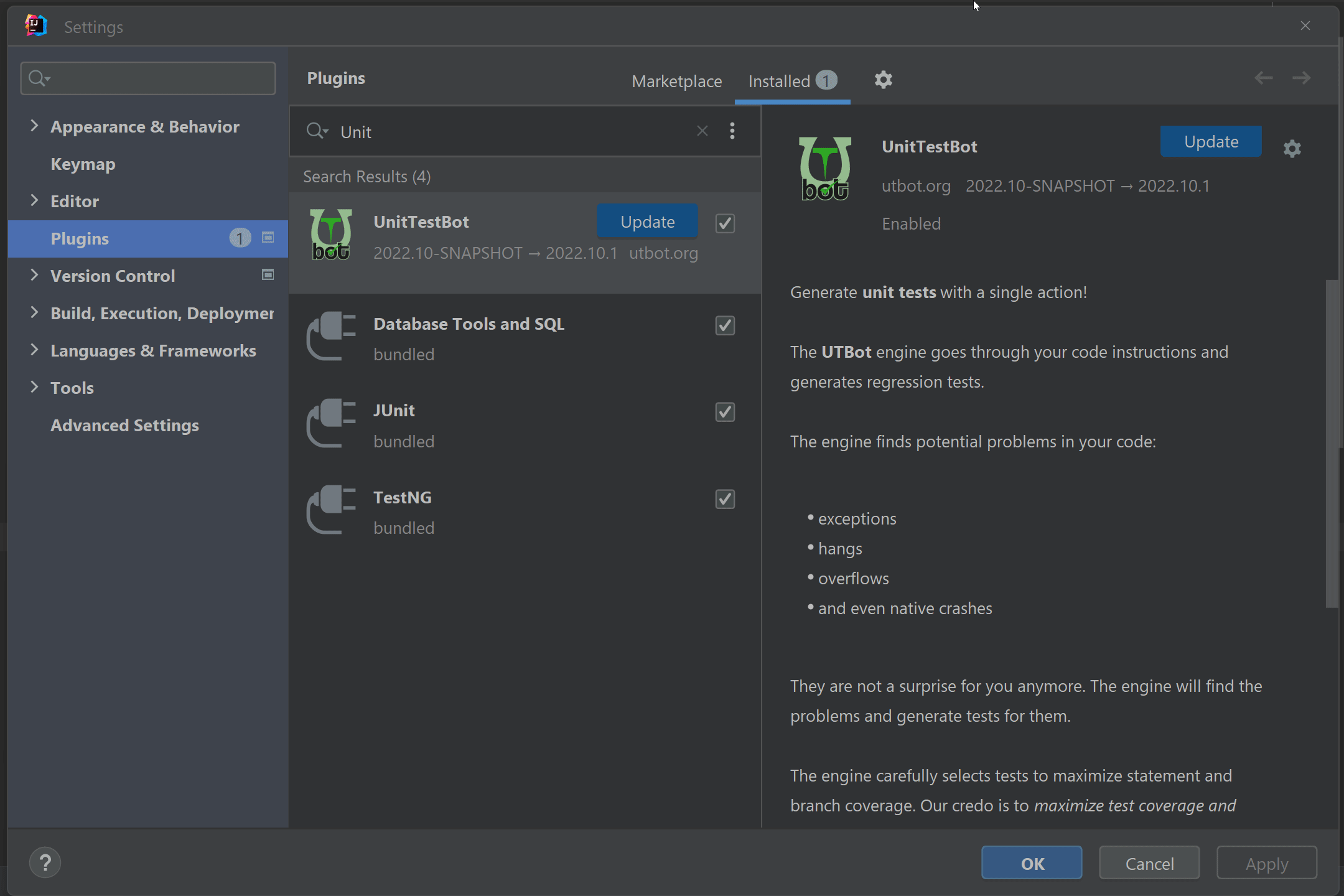 JavaScript Page UnitTestBot JavaScript Page UnitTestBot